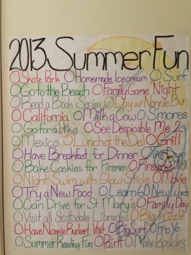 Make Your Summer To Remember® List for 2021 - Keep Your Daydream